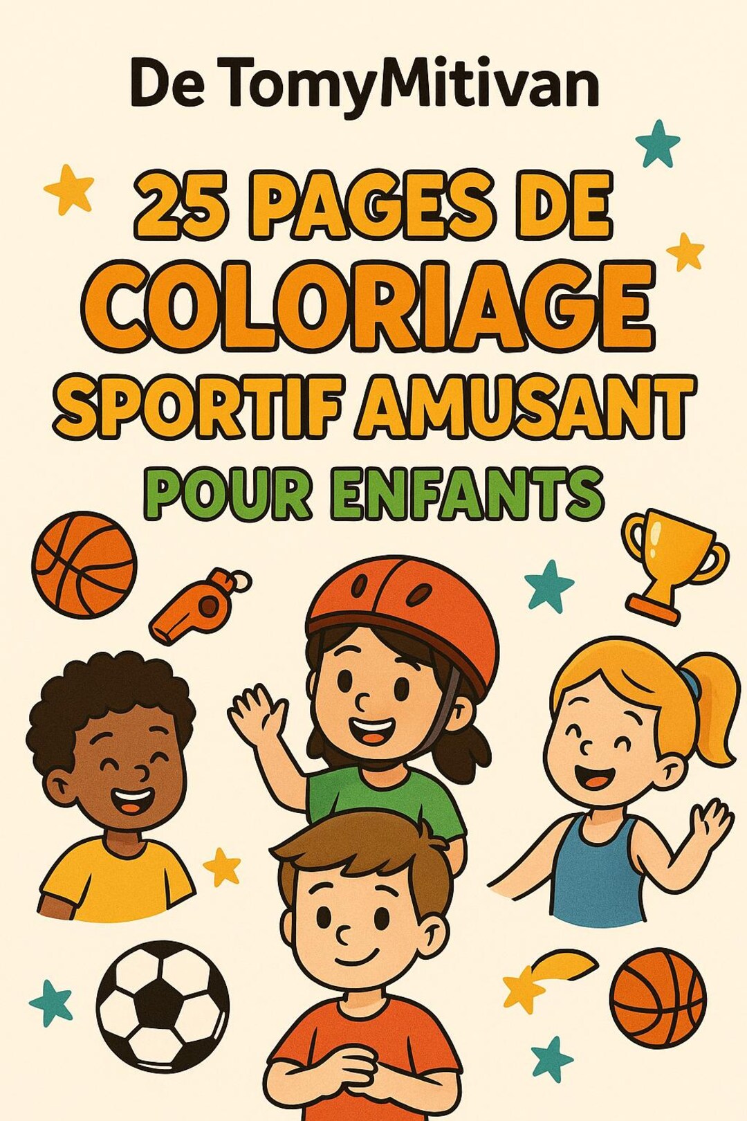 My Fun Sports Coloring Book | Mon Super Livre De Coloriage Sportif ...
