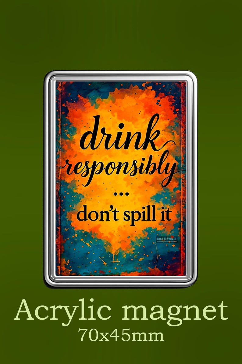 Motivational Vinyl and Acrylic Magnet Art – Coastal Landmark Fridge ...