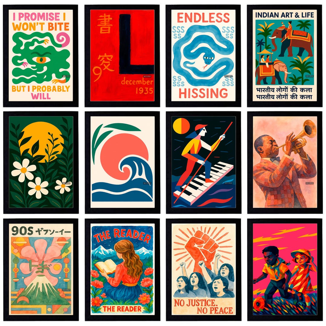 Cultures of Different Countries Vinyl and Acrylic Magnet Art ...