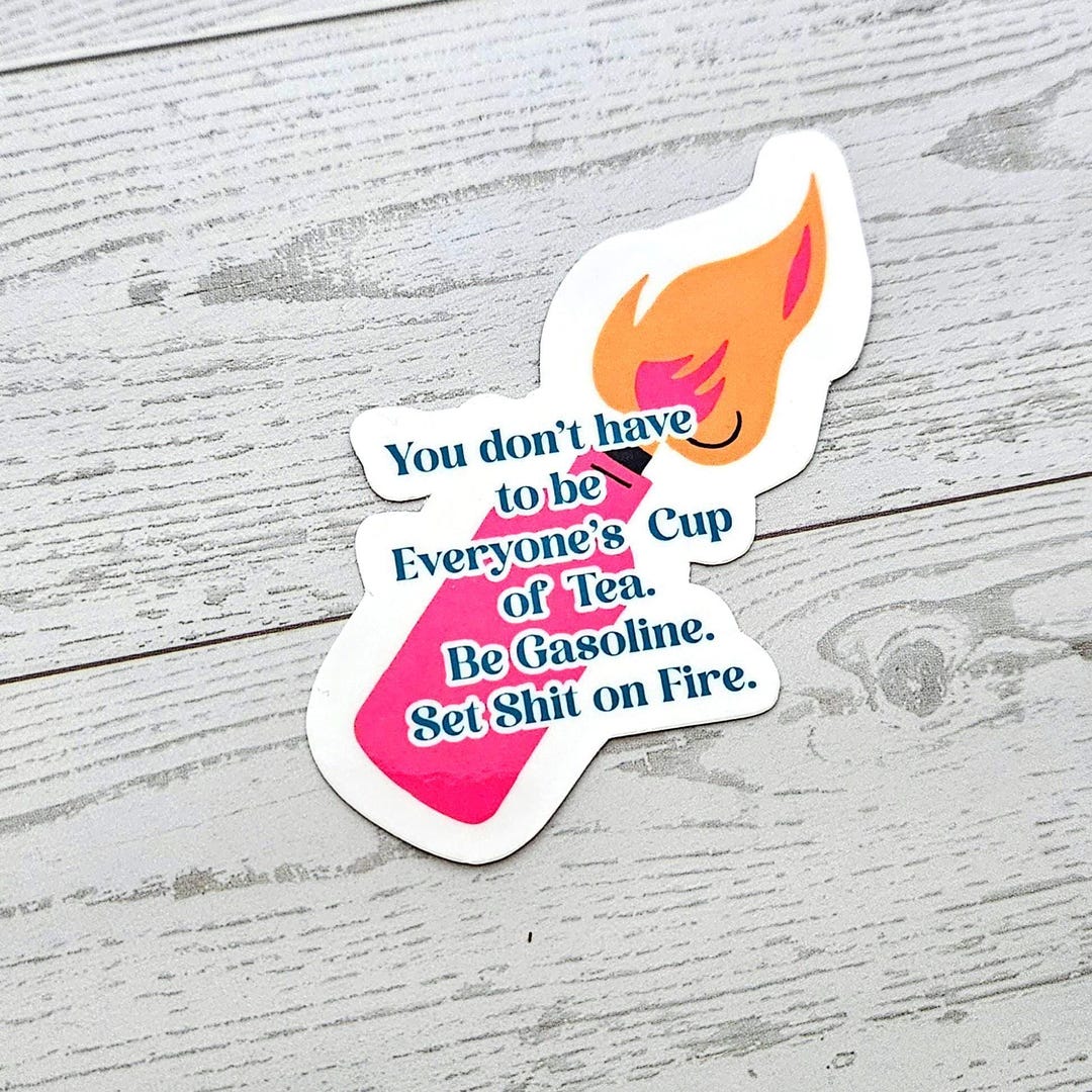 Molotov Cocktail Vinyl Sticker – Feminist Rebel Gift - Etsy