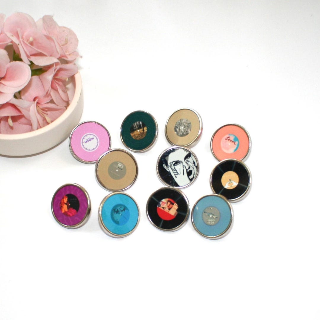 Eras Collection Pin Set - Taylor-inspired Vinyl Record Album Pins All ...
