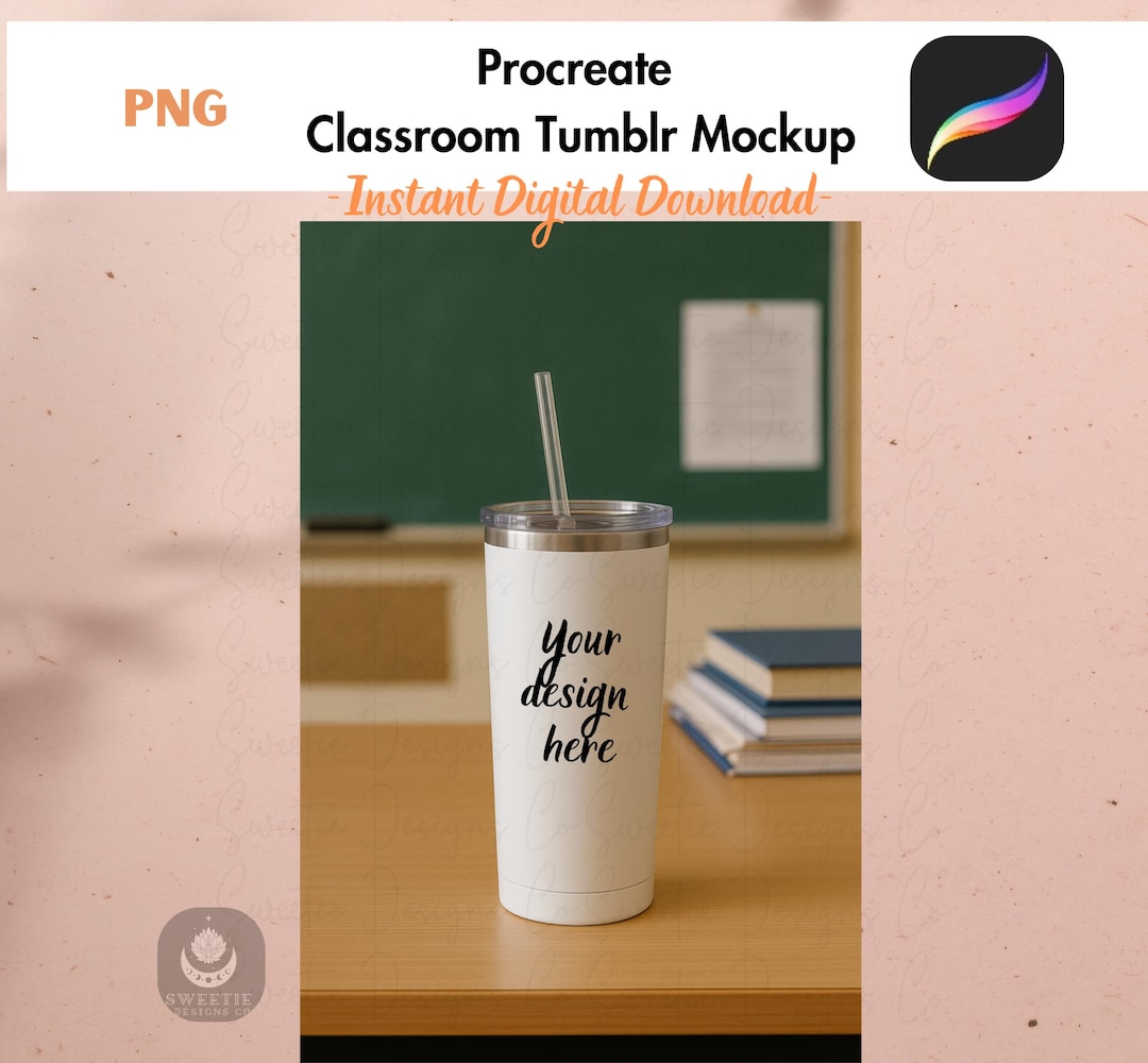 Tumblr Classroom Mockup, Procreate Mockup, Teacher School Mockup, Back ...