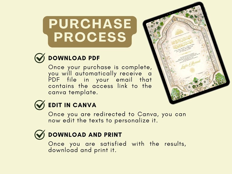 Muslim Revert Certificate Printable Shahada Certificate Green Islamic ...