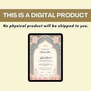 Editable Nikkah Certificate Template Download Nikkah Contract Digital ...