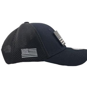 American Flag Hat Black Rubber Patch With Velcro Etsy