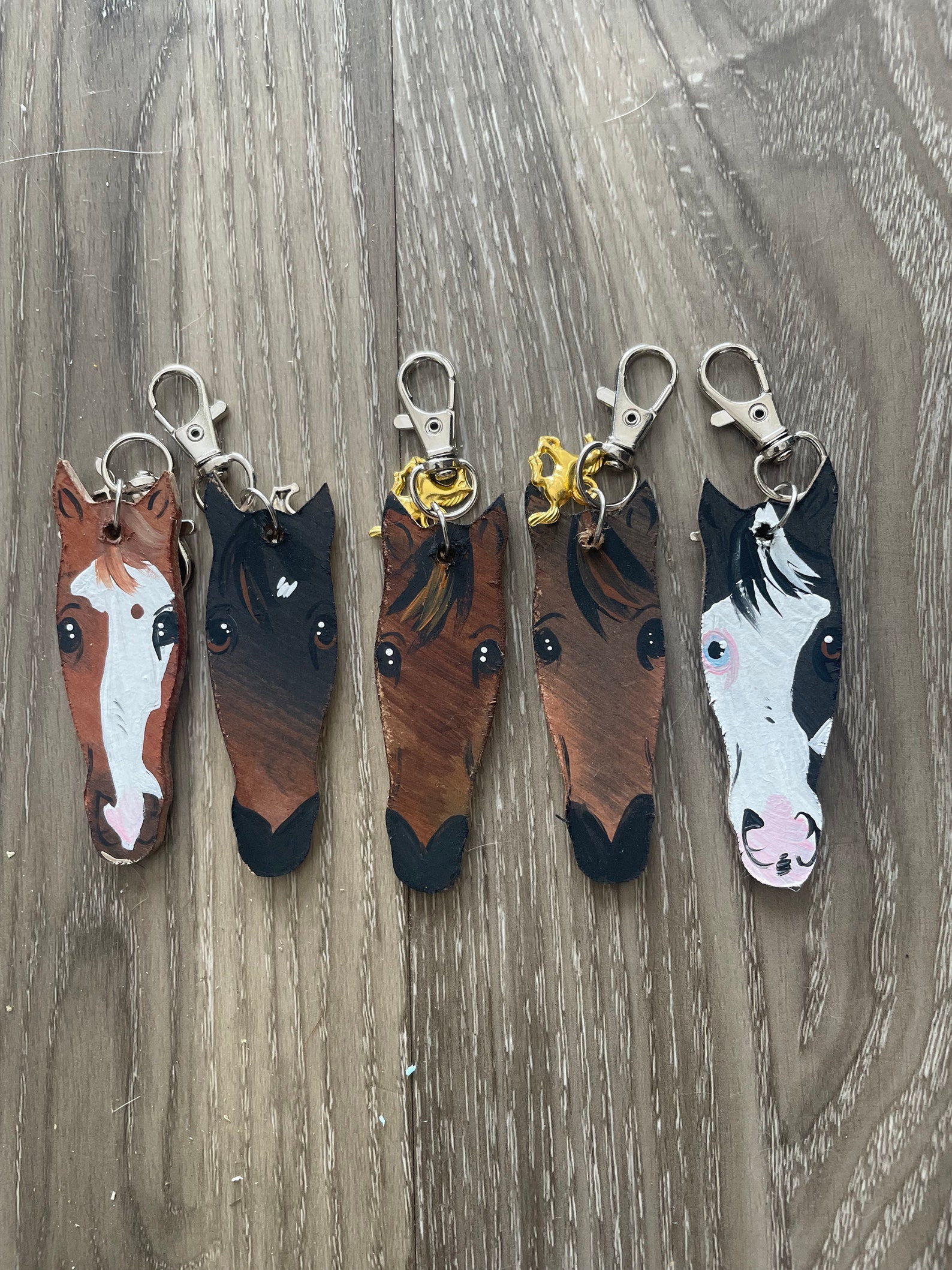 Painted Flanks Custom Horse Keychain Horse Gift Art - Etsy