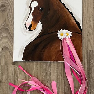 Painted Flanks Custom Horse Canvas Painting Horse Art Memorial Horse ...