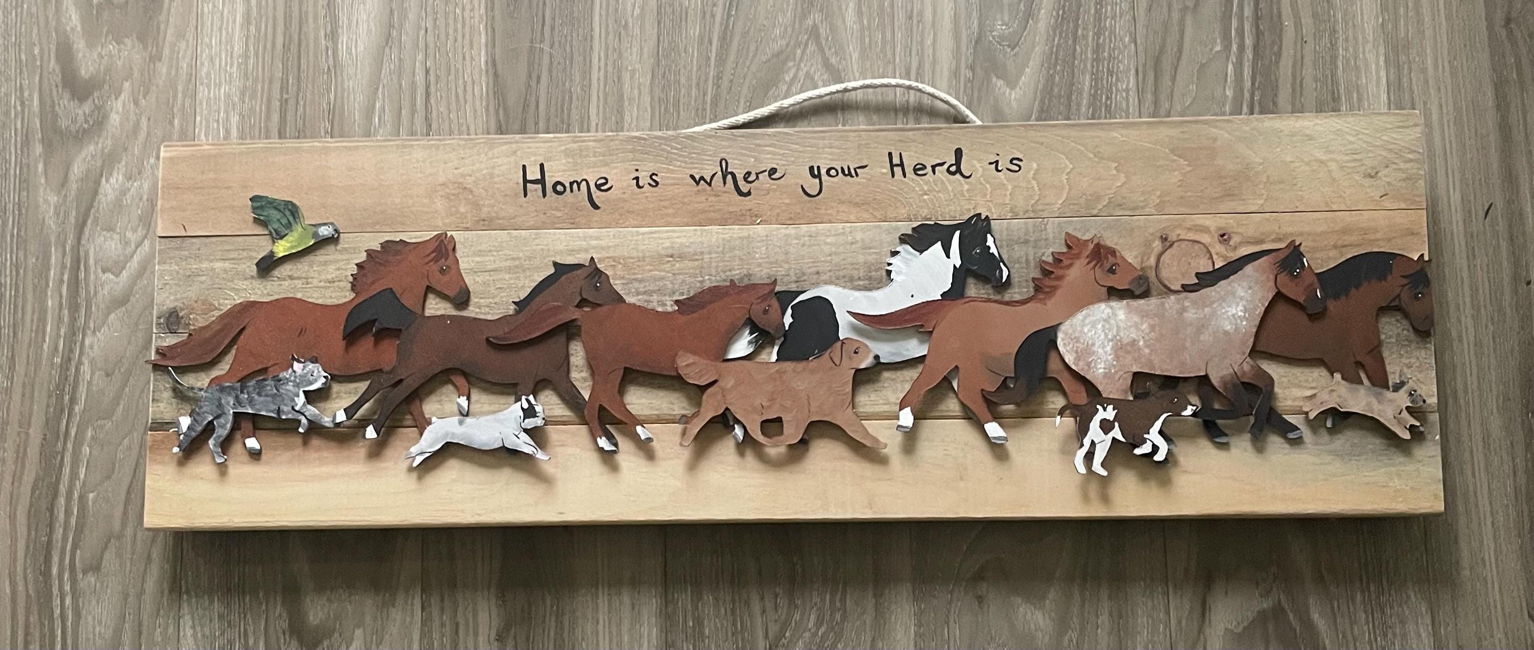 Custom Pet Welcome Sign Barn/herd Signs - Etsy