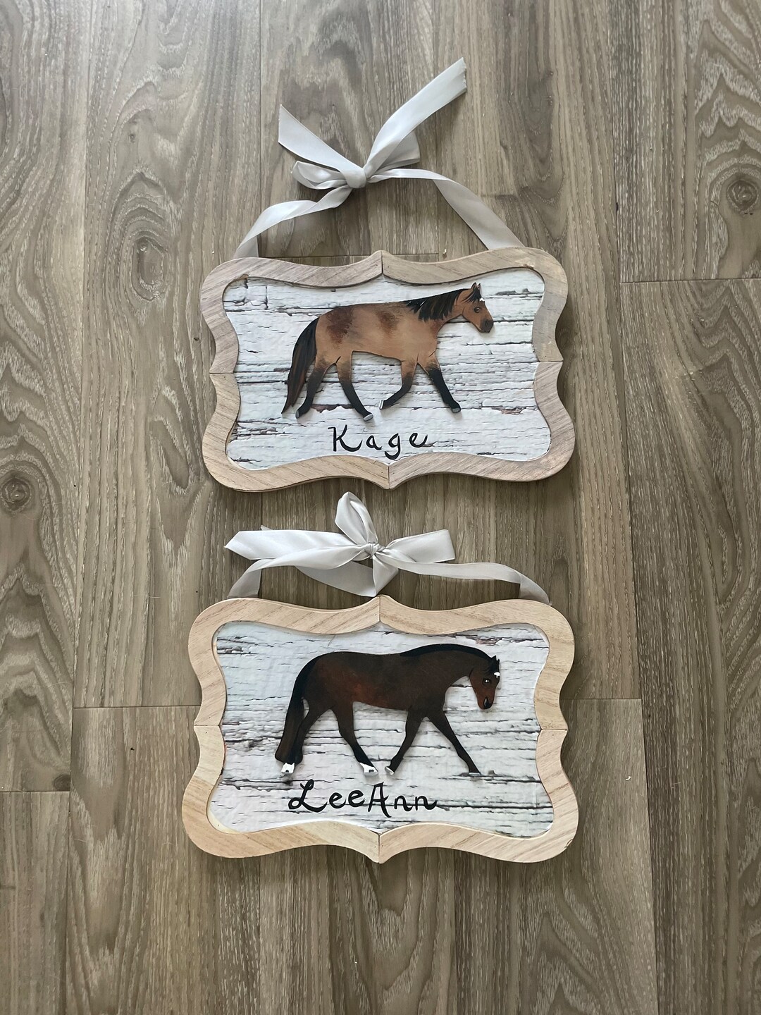 Painted Flanks Rustic Fancy Horse Stall Sign Tack Marker Pretty Horse ...