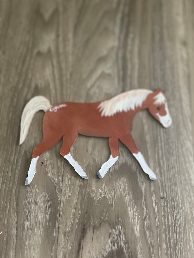 Painted Flanks Custom Full Body Horse Portrait Ornament Decoration - Etsy