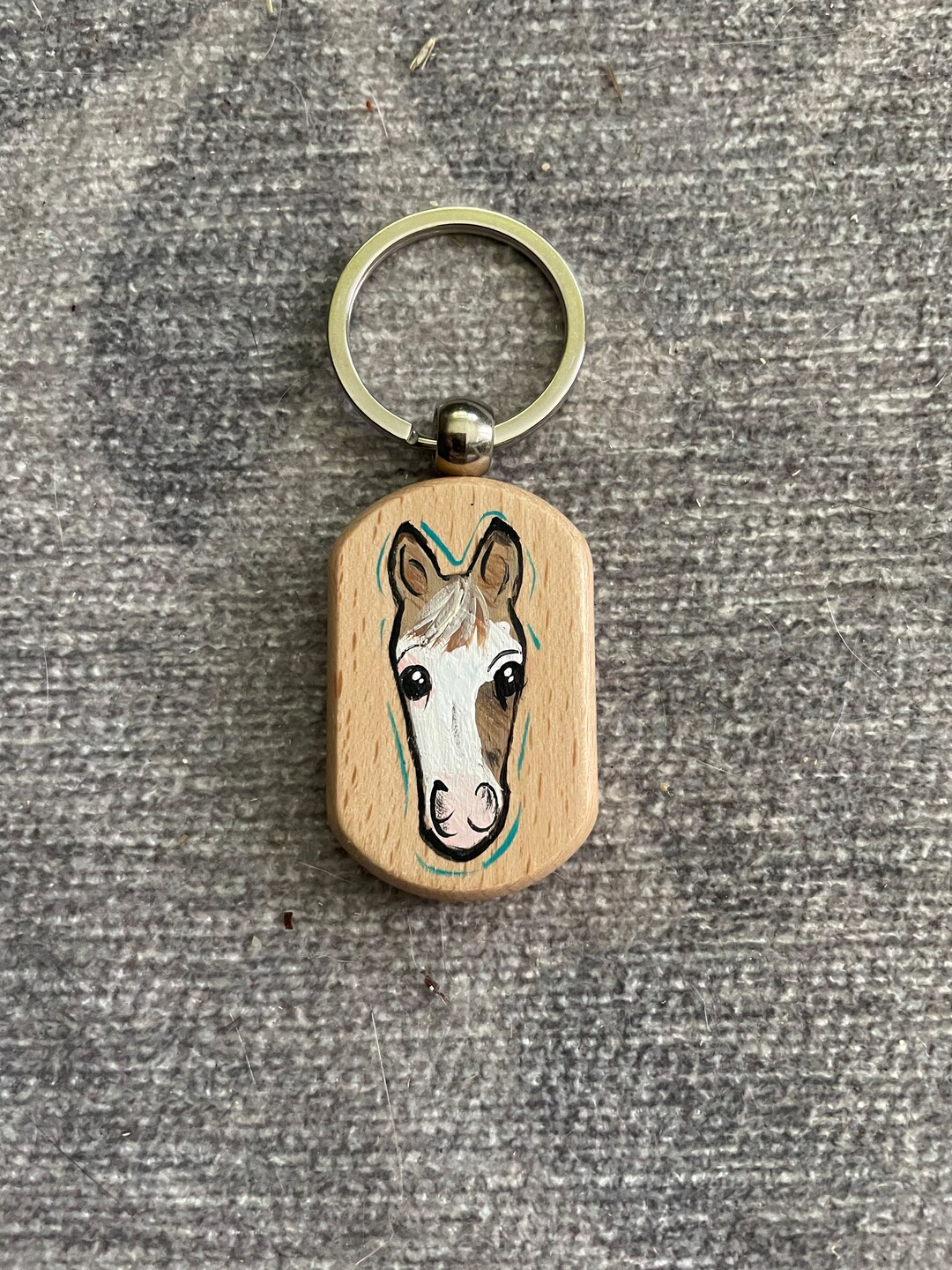 Painted Flanks Custom Horse /dog/cat Toggle Keychain Pet Gift - Etsy