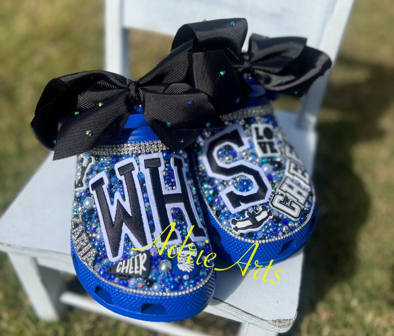 Custom Bedazzled Crocs (cheer Crocs) - Etsy