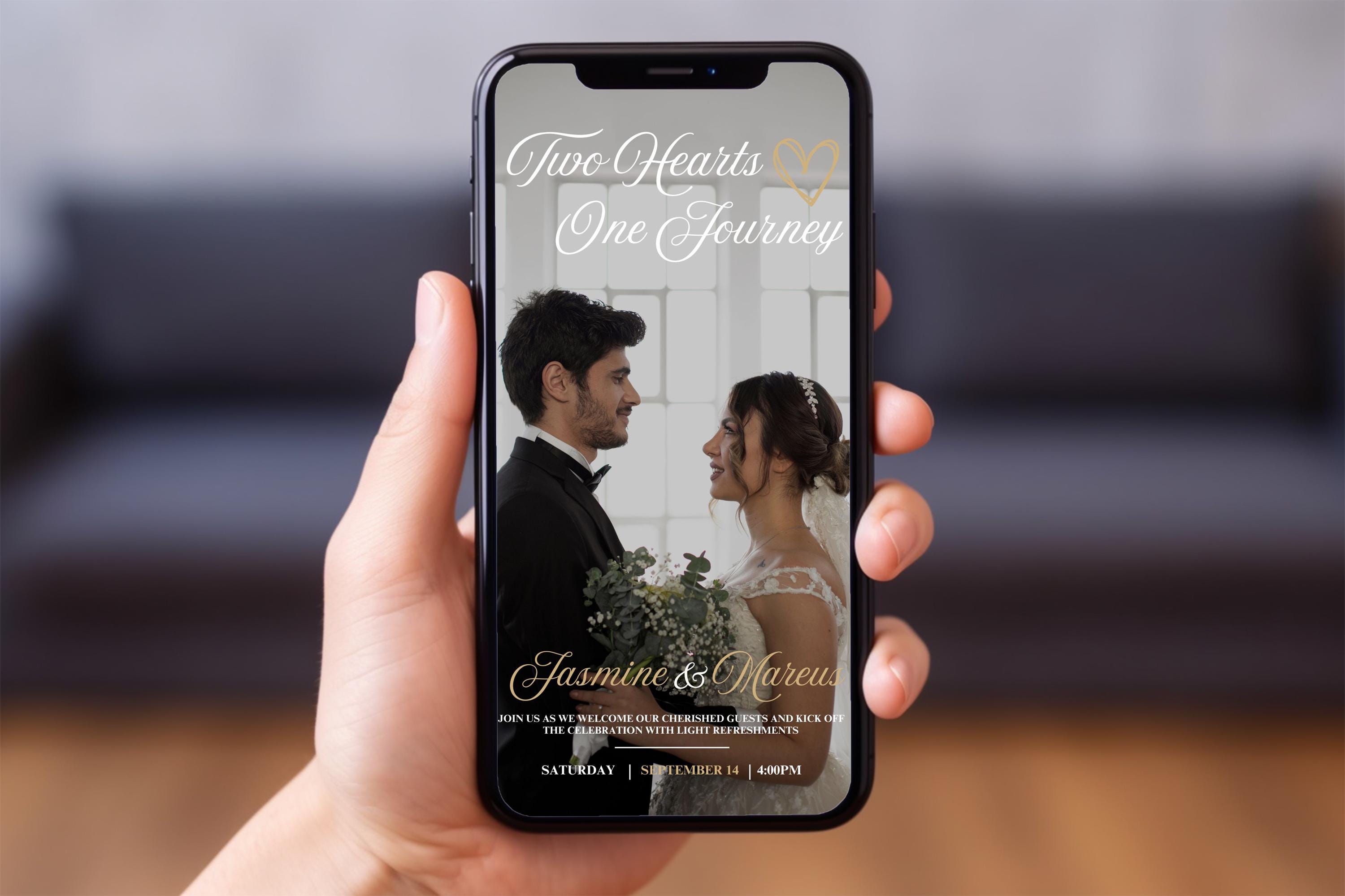 Animated Wedding Invitation, Wedding Video Invitation, DIY Template ...