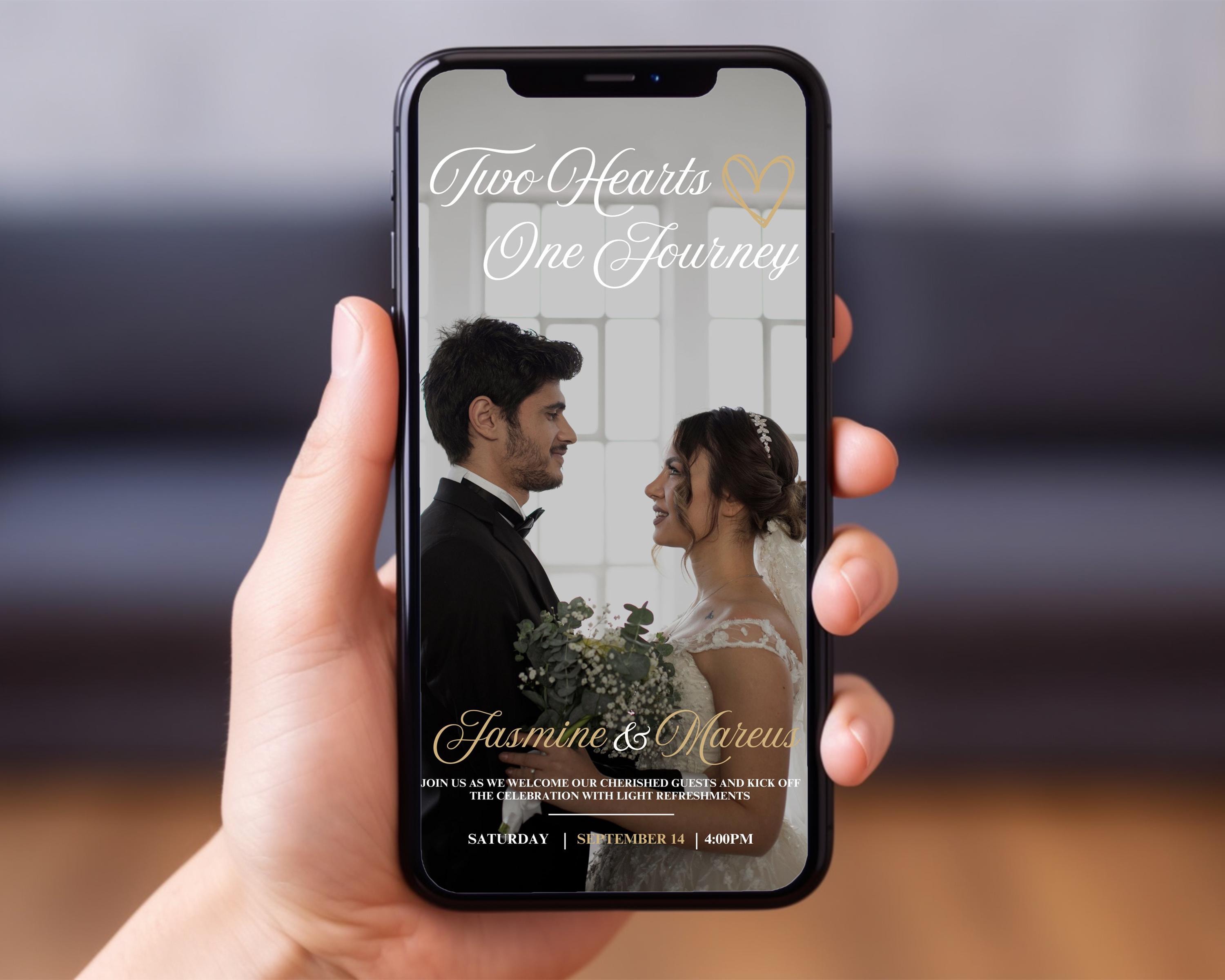 Animated Wedding Invitation, Wedding Video Invitation, DIY Template ...