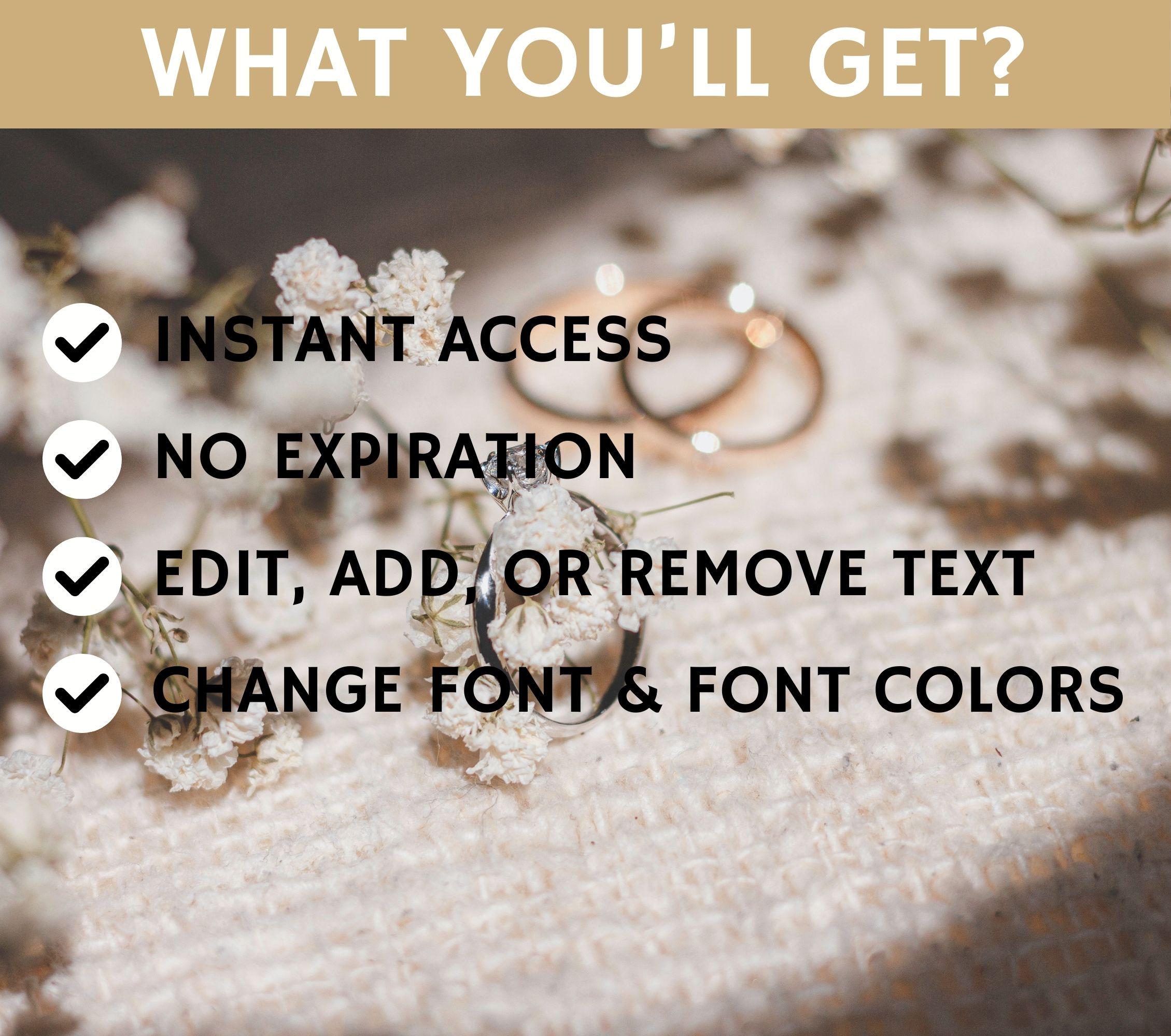 Animated Wedding Invitation, Wedding Video Invitation, DIY Template ...