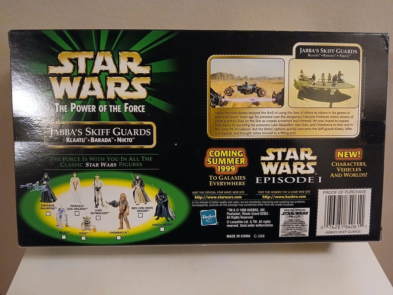 STAR WARS Jabba's Skiff Guards Figure Set - Etsy