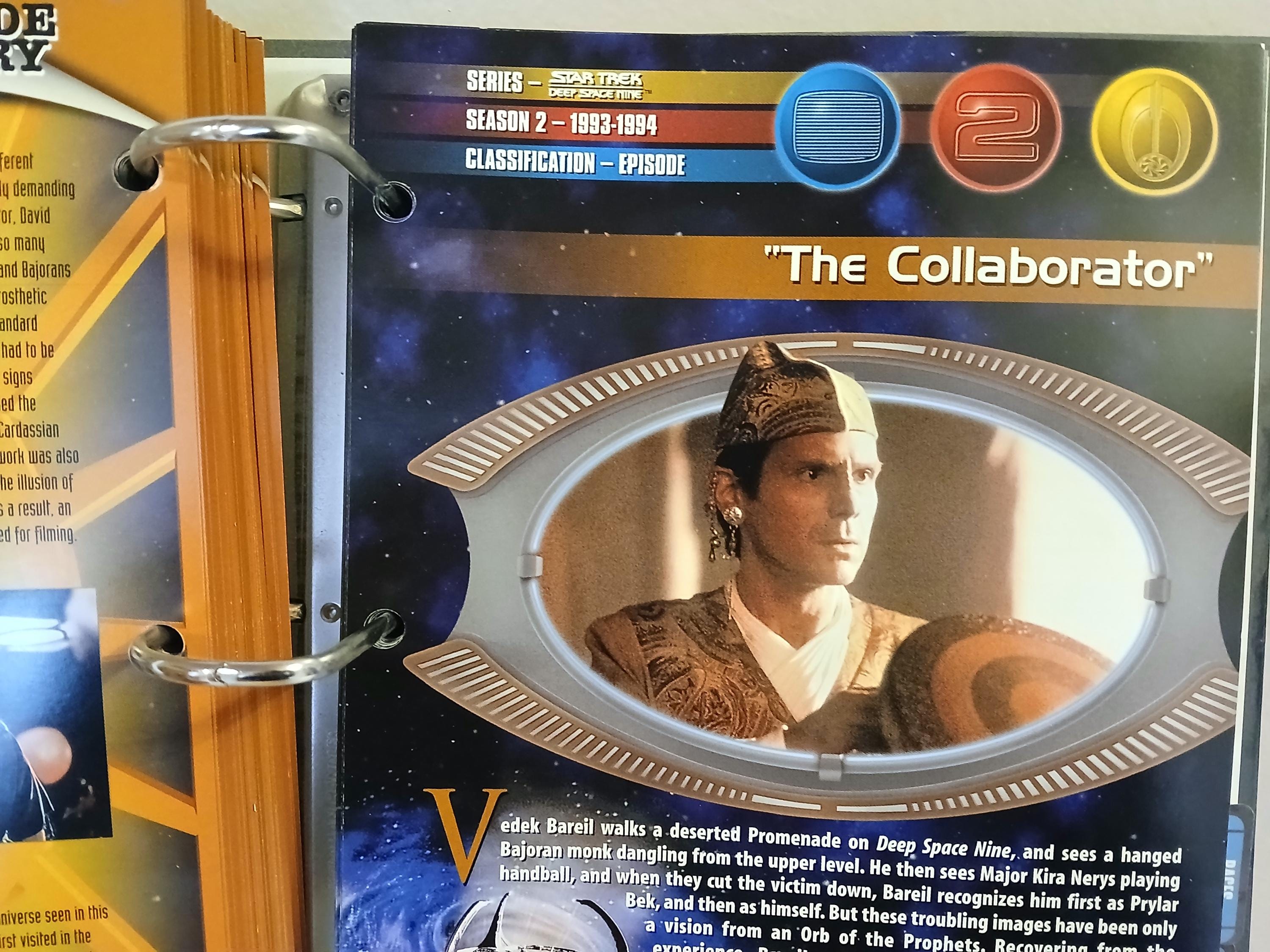 STAR TREK Universe DS9 Collector Cards & Binder - Etsy