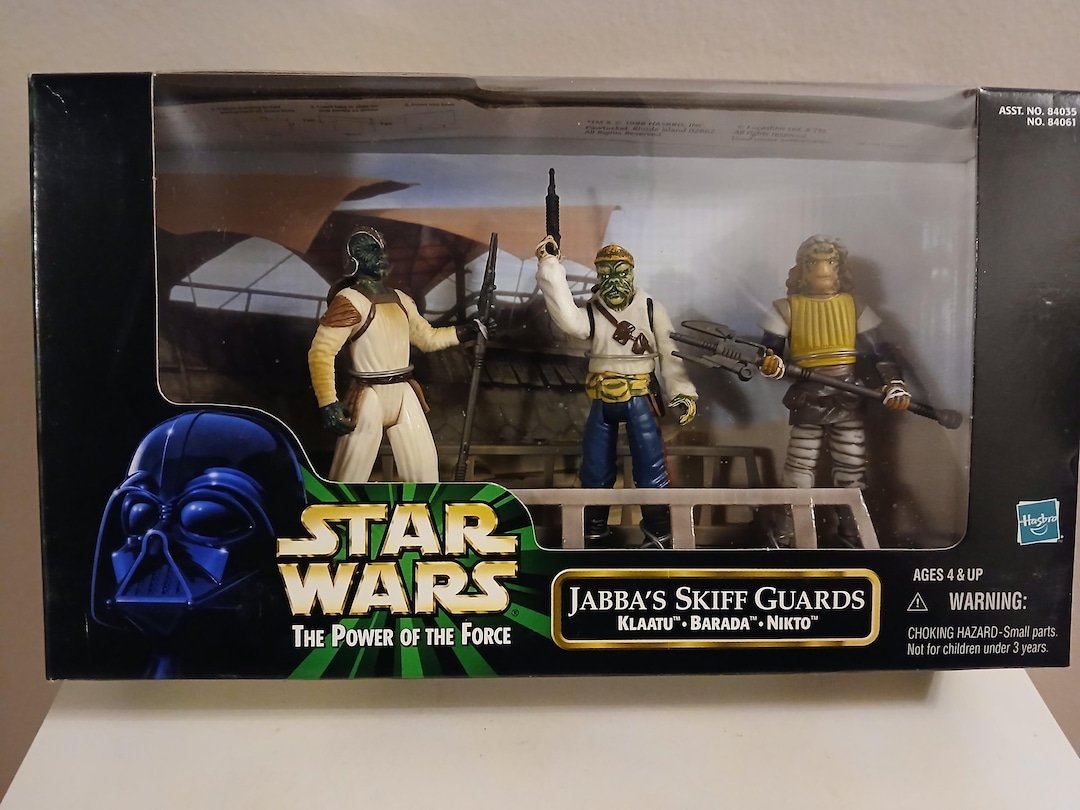 STAR WARS Jabba's Skiff Guards Figure Set - Etsy