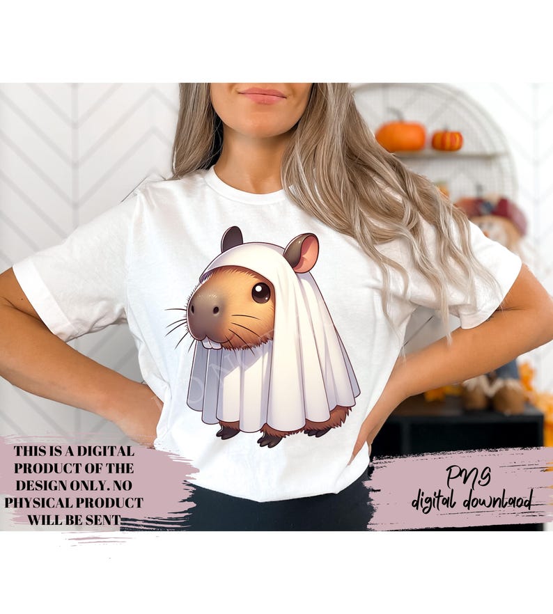 12 Capybara Halloween Bundle Png, Cute Trick or Treat Capybara Png ...