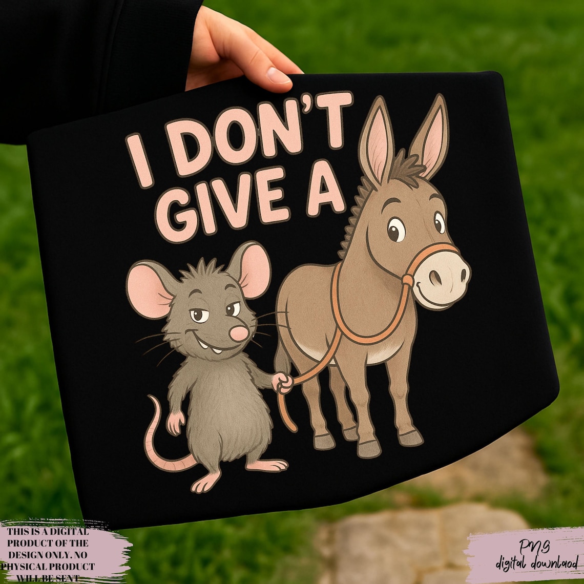 I Don't Give a Rats Ass Sarcasm Funny Shirts Design Digital Download ...