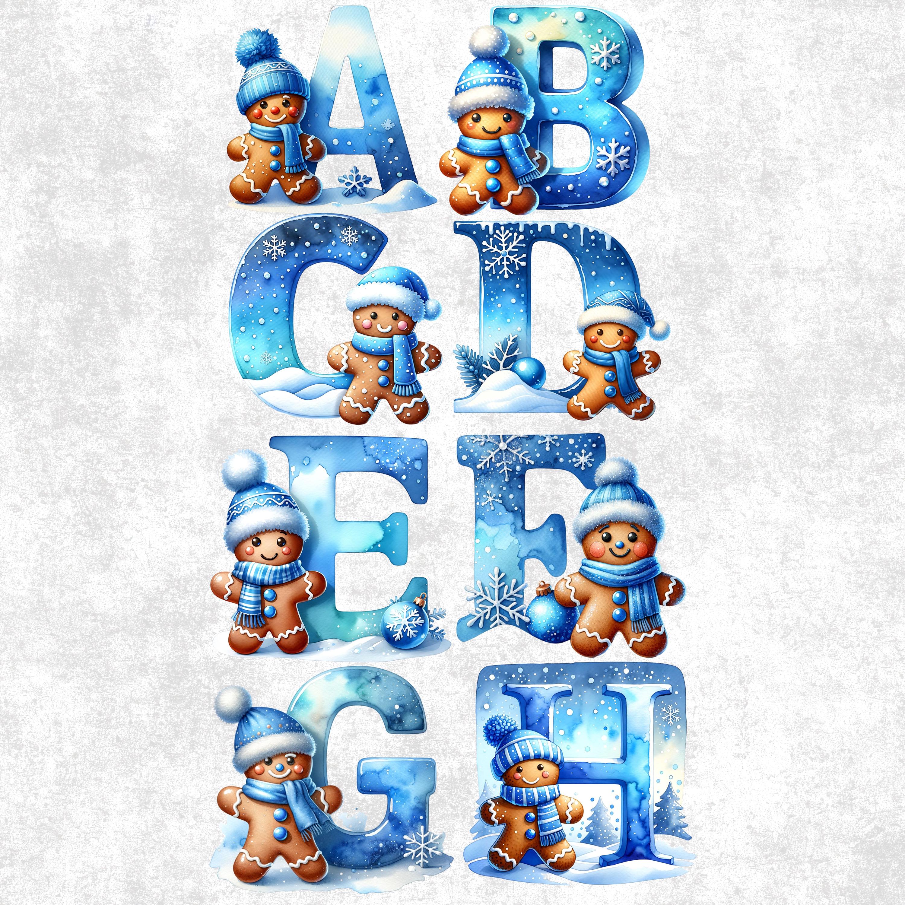 Christmas Alphabet PNG, Christmas Letters Clipart, Ornament PNG, Kids ...
