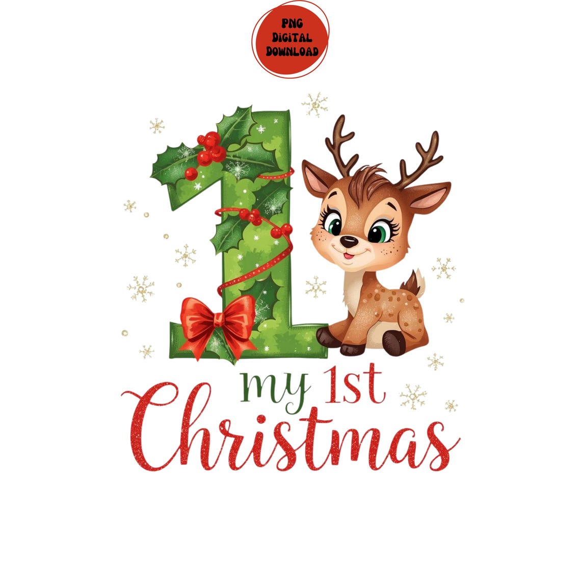 My First Christmas PNG, Baby Design, Digital Download, Kids Gingerbread ...