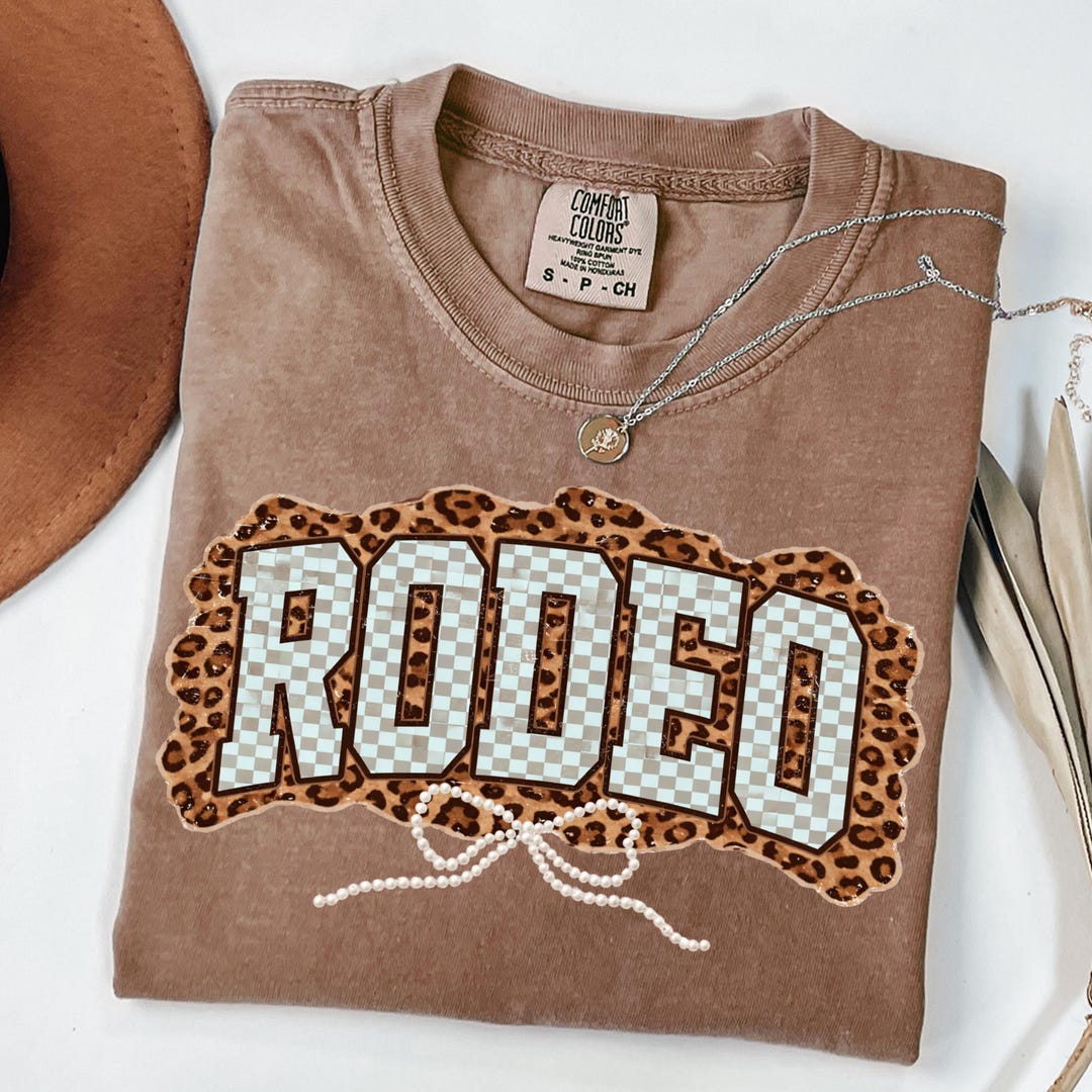 Western PNG, Rodeo Png, Coquette Bow Retro Checkered Print Leopard ...