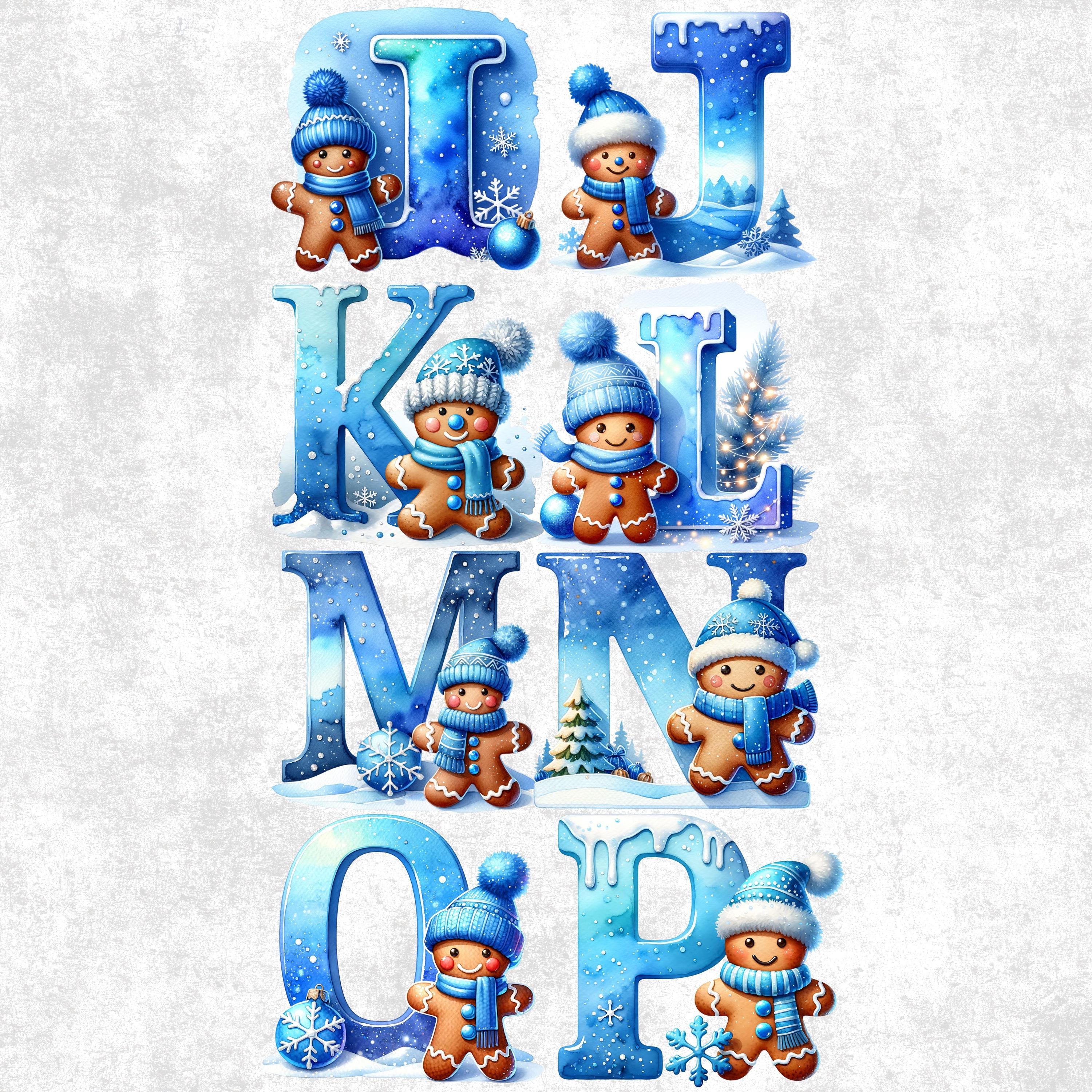 Christmas Alphabet PNG, Christmas Letters Clipart, Ornament PNG, Kids ...