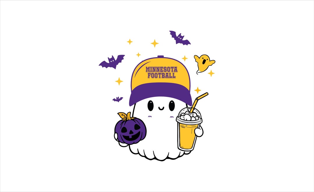 Spooky Minnesota Football Design Fan Art Perfect for Printing, Cutting ...