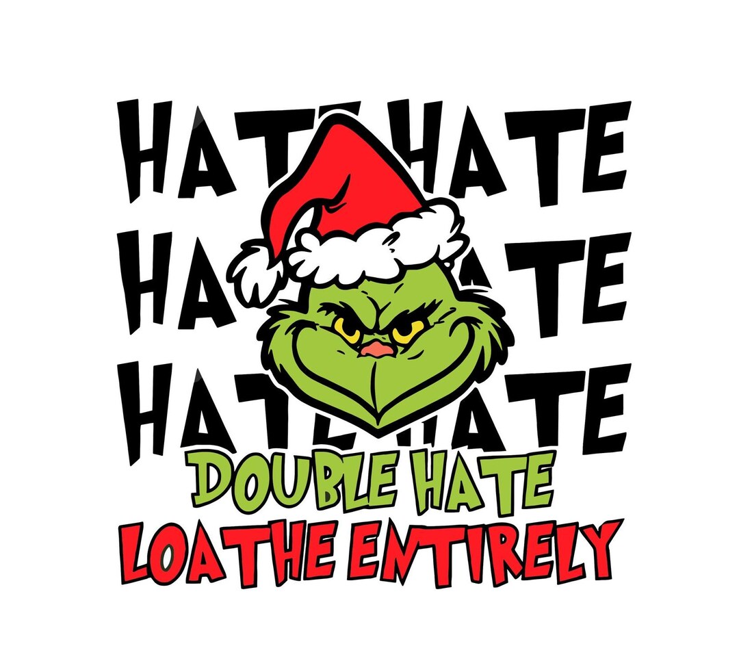Hate Hate Double Hate Svg, Christmas Svg, Merry Christmas Svg, Funny ...