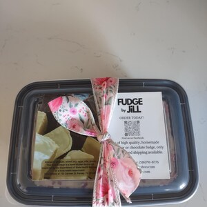 Cookies and Cream Fudge 1.25 Lbs Homemade in Box With Bow - Etsy