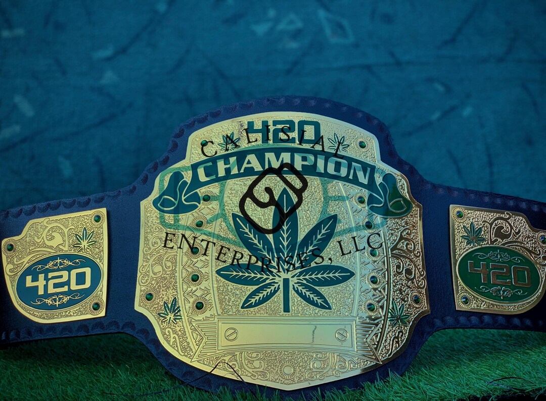 Weed 420 Championship Replica Title Belt 2mm Brass - Etsy