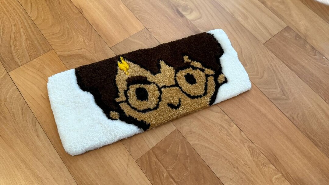 Handmade Character-inspired Keyboard Wrist Rest Rug - Unique Design ...