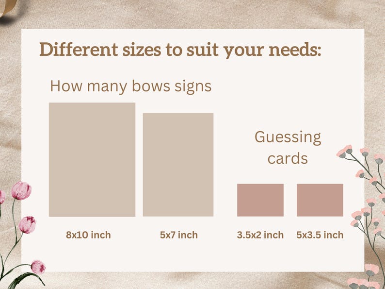 Pink Bow Guess How Many Bows| Guess How Many Bridal Shower Game| Canva ...