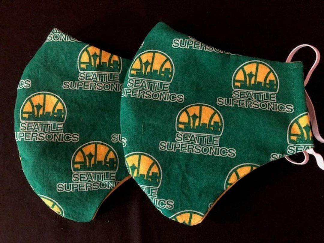 FACE MASKS - Sports Themed - Seattle Supersonics - Basketball - Seattle ...