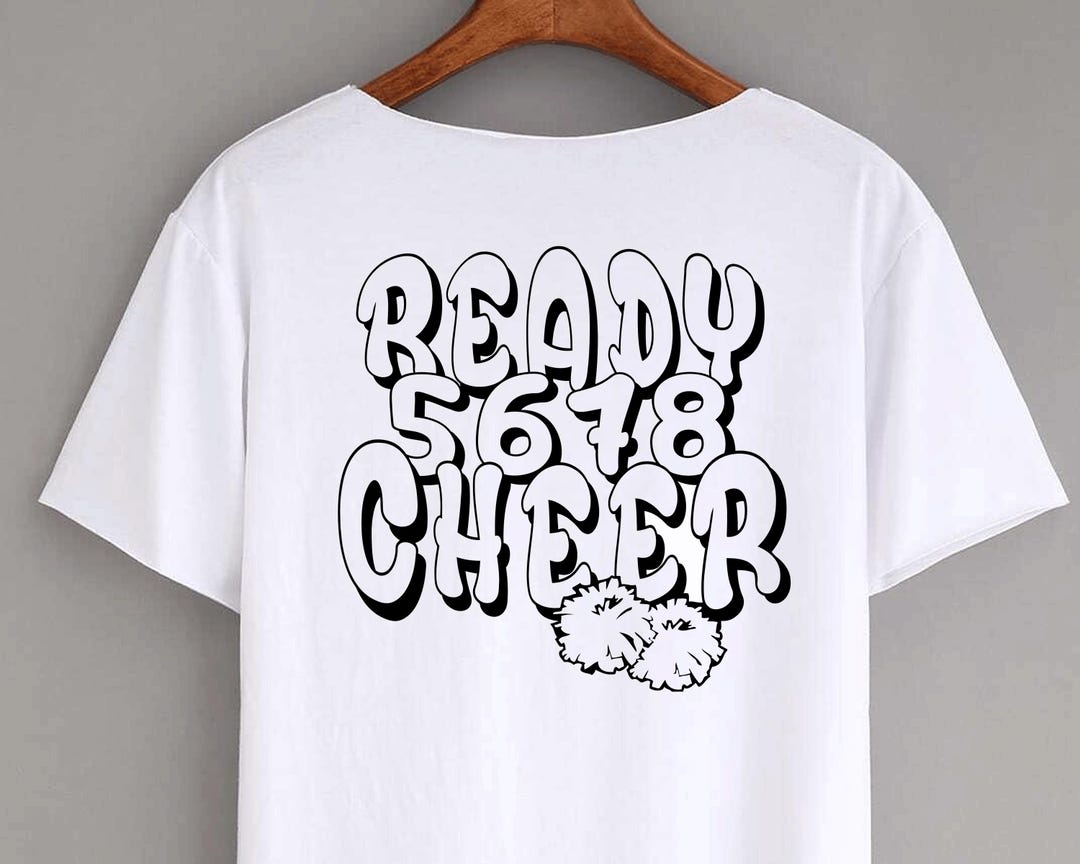 Cheer Ready 5678 SVG PNG Jpg Pdf, Cheer Svg, Cheering Svg, Cut File Svg ...