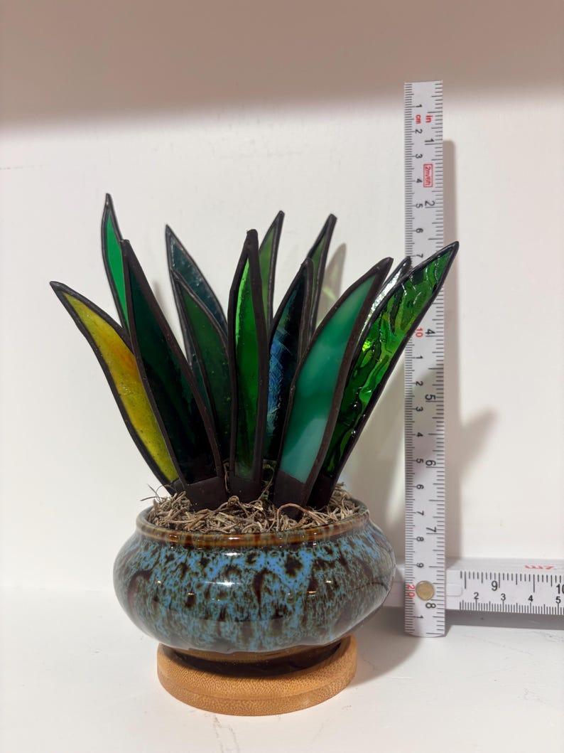 LIMITED EDITION -stained Glass Snake Forever Plants - Etsy Canada