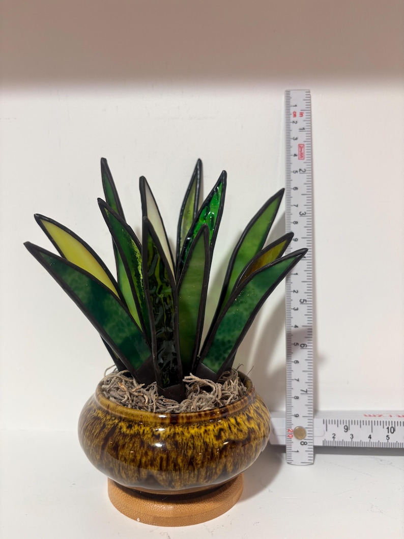 LIMITED EDITION -stained Glass Snake Forever Plants - Etsy Canada