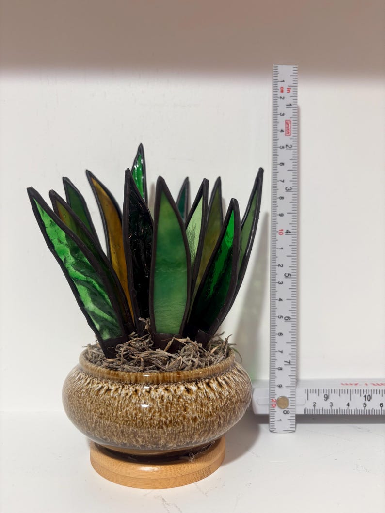 LIMITED EDITION -stained Glass Snake Forever Plants - Etsy Canada