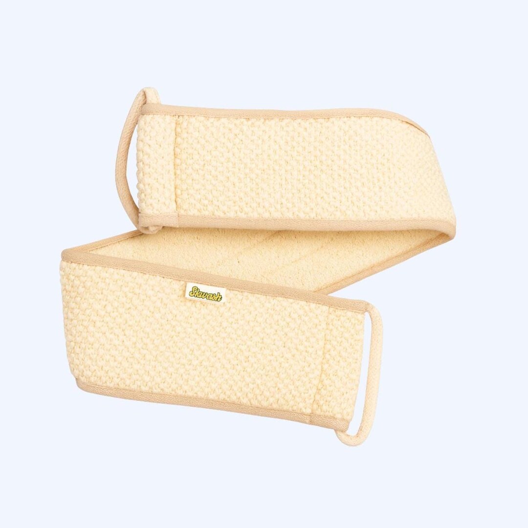 Natural Egyptian Loofah Exfoliating Back Scrubber Strap - Etsy