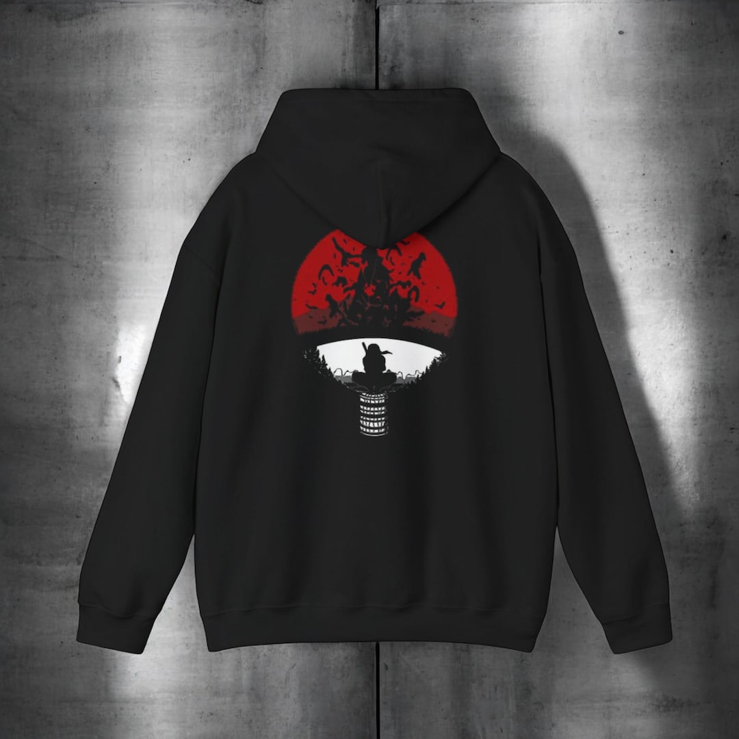 Itachi Uchiha Anime Hoodie, Naruto Anime Hoodie, Unisex Hoodie ...