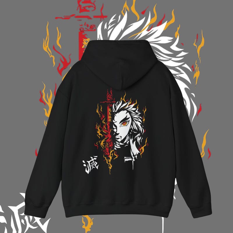 Demon Slayer Hoodie - Etsy
