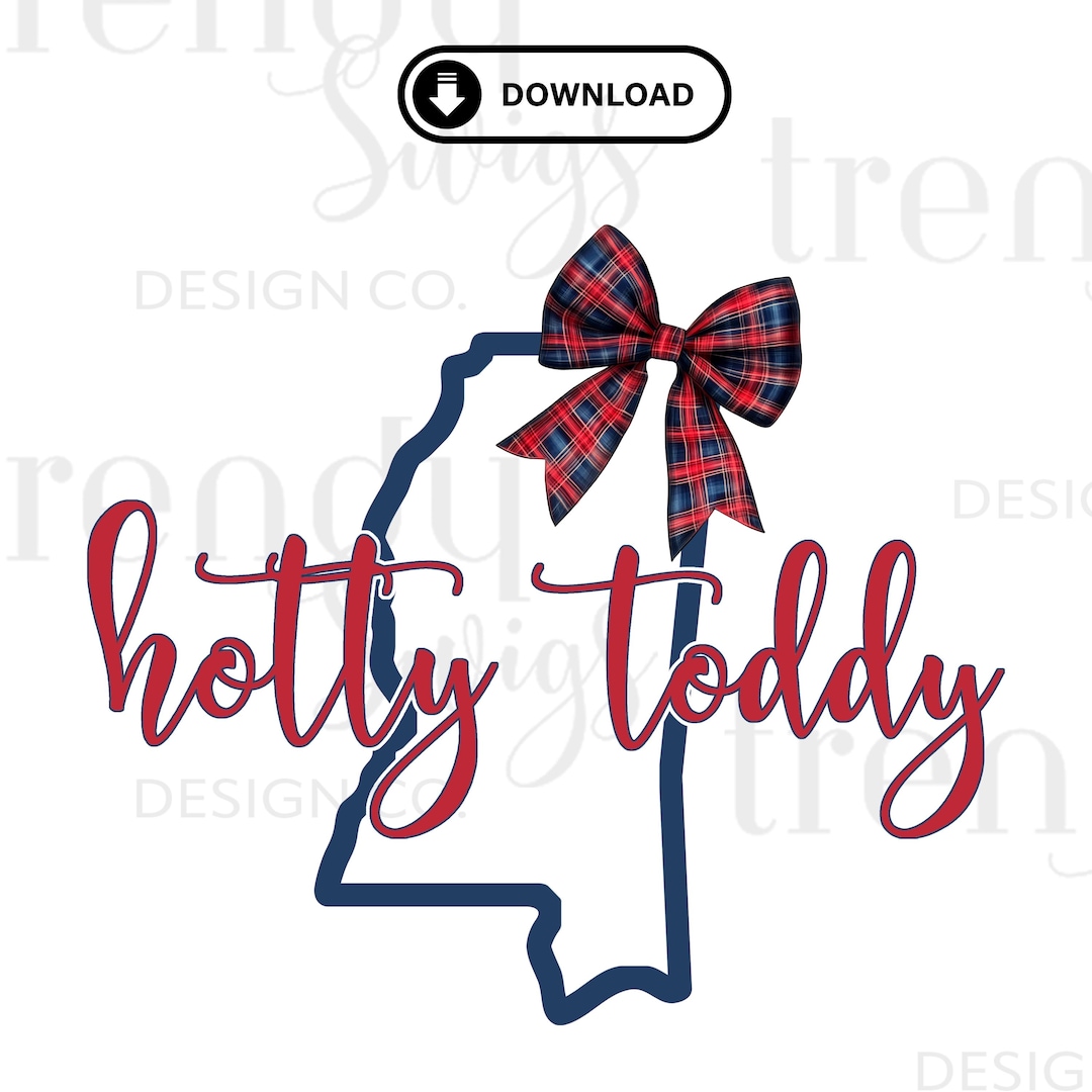 Hotty Toddy PNG Digital Download for Rebels Fan T-shirts, Throw Pillows ...