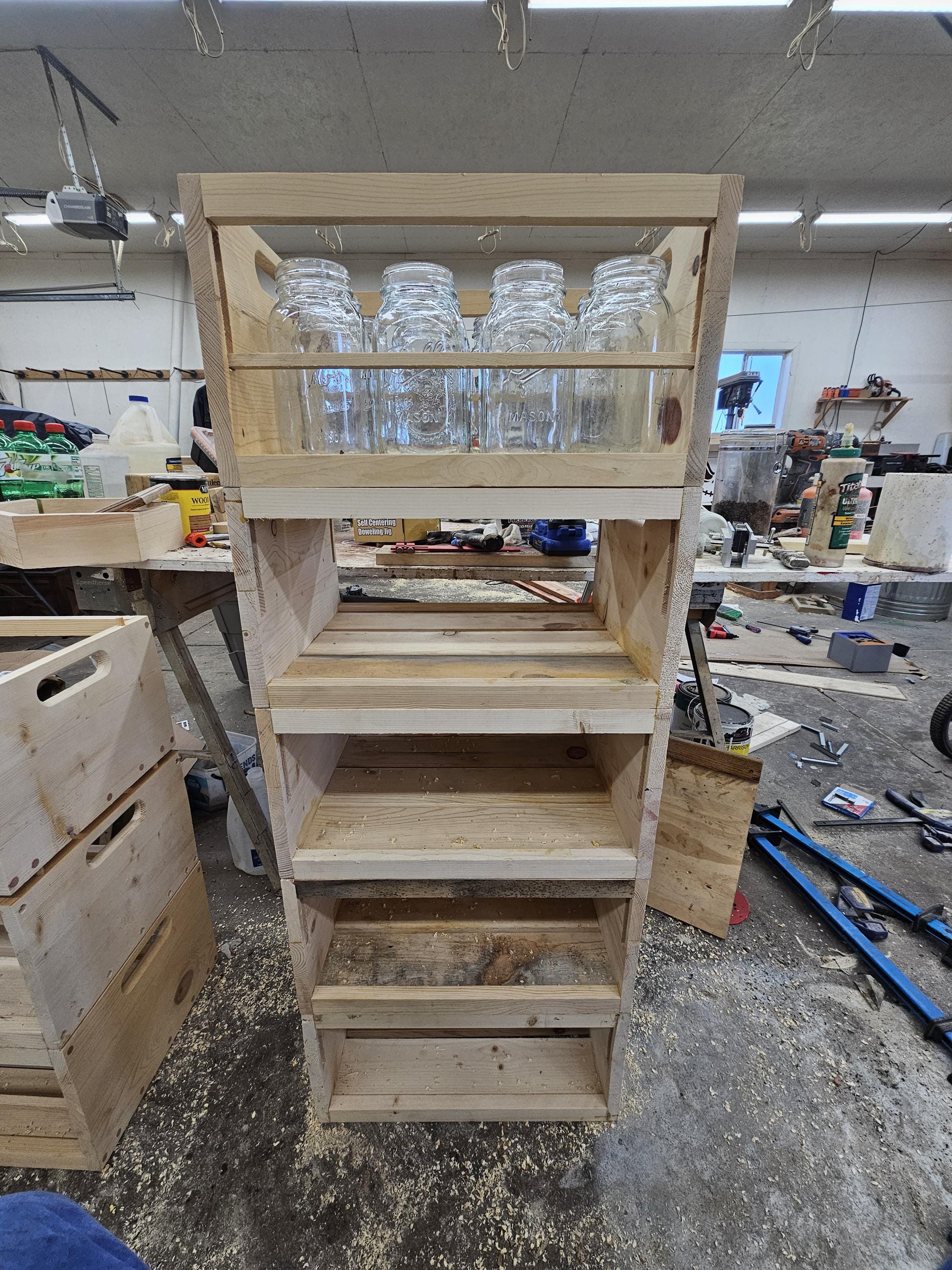 Stackable Canning Jar Caddy - Etsy