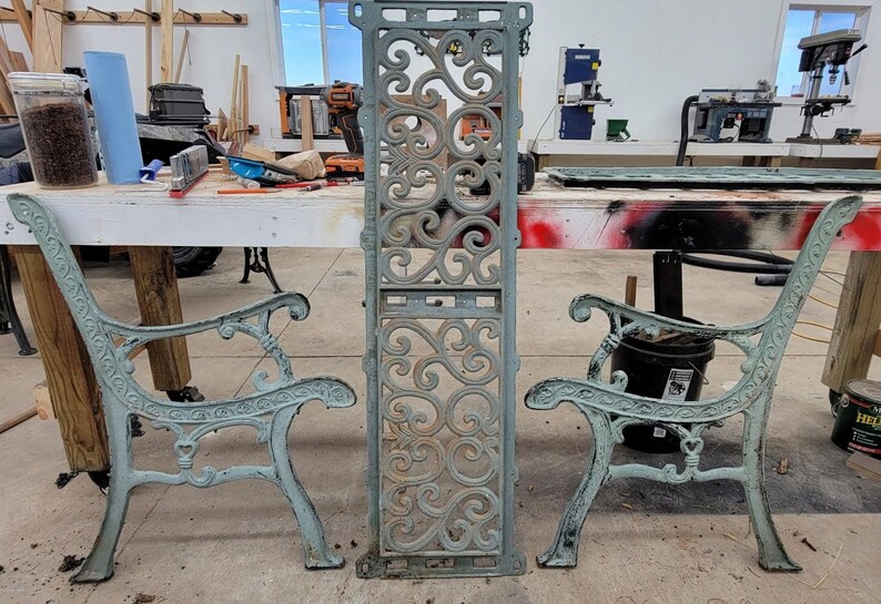 Custom Cast Iron Bench #4 - Etsy
