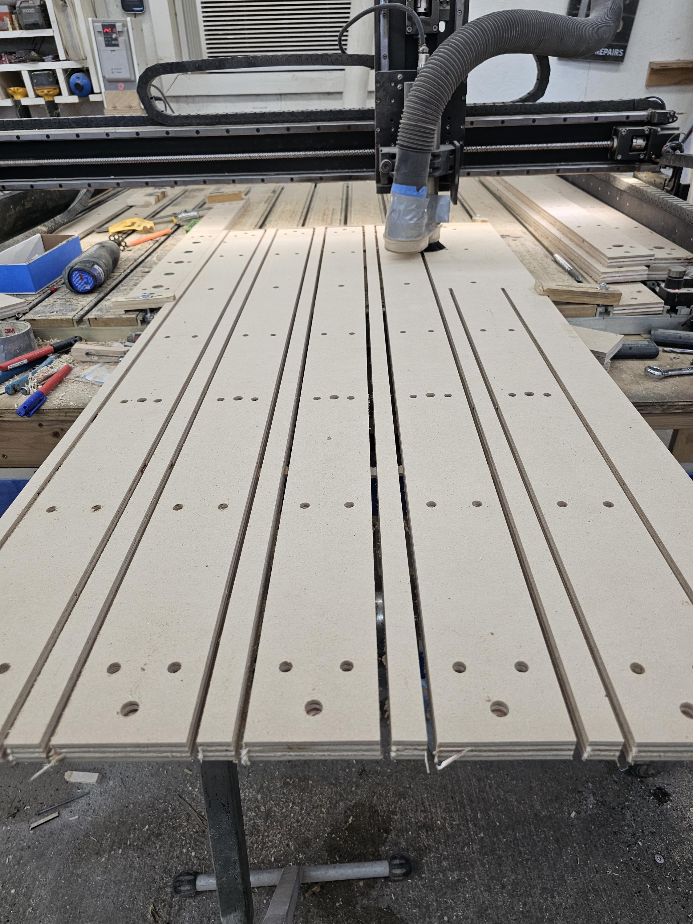 Shapeoko 5 Pro 4'x4' CNC Upgraded Waste Board Slats With Threaded ...