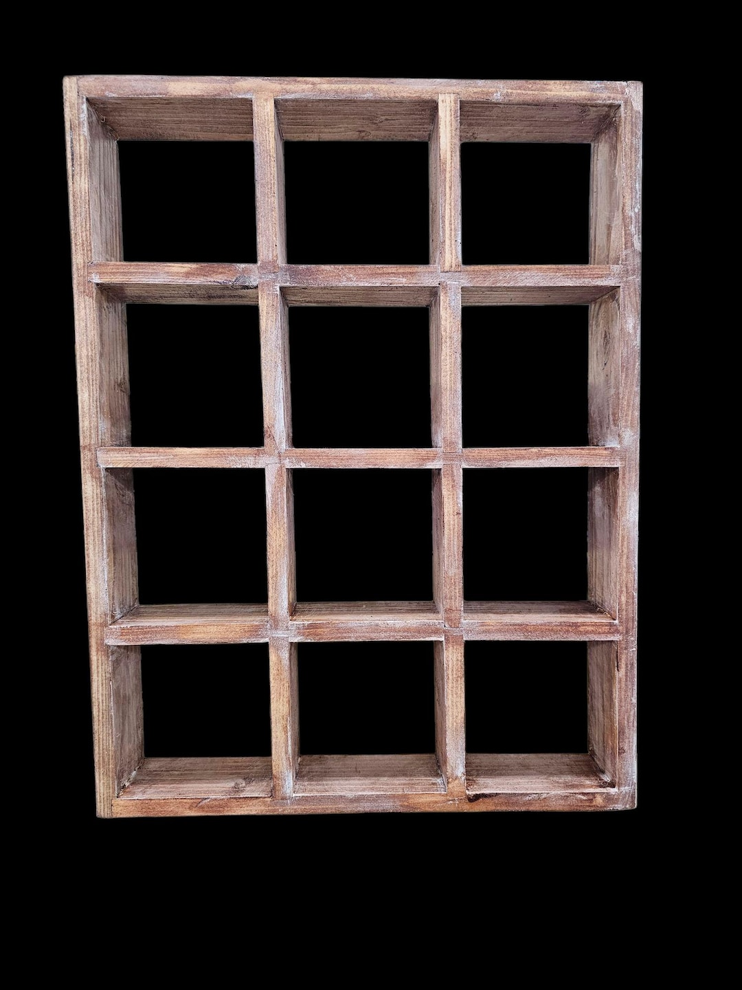Rustic Pigeon Hole Shelf - Etsy