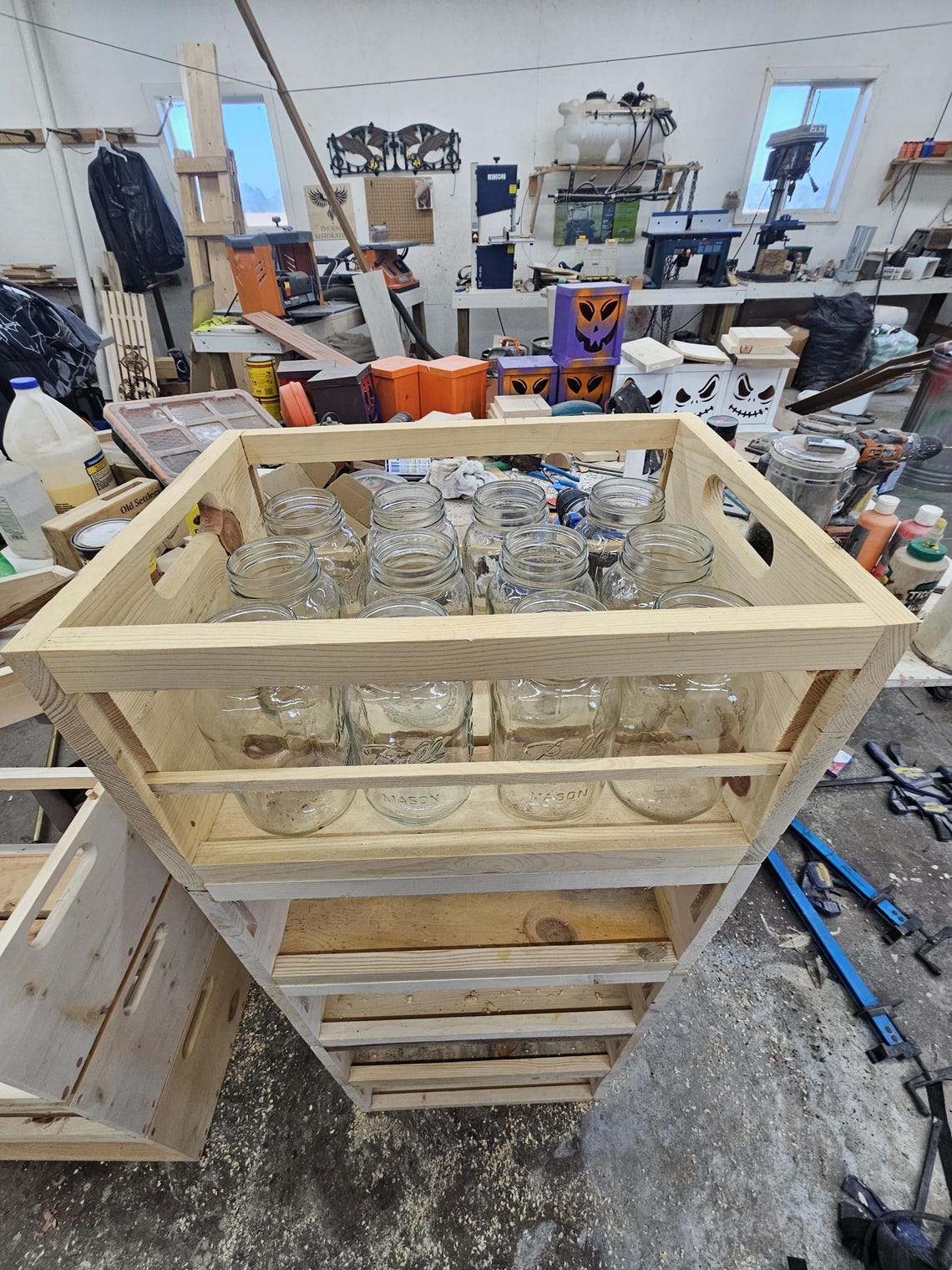 Stackable Canning Jar Caddy - Etsy