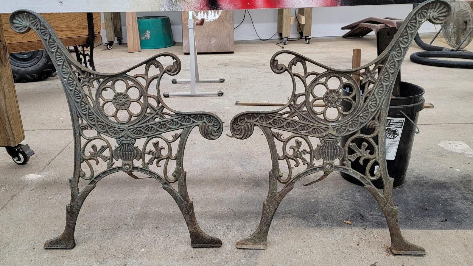 Custom Cast Iron Bench #3 - Etsy