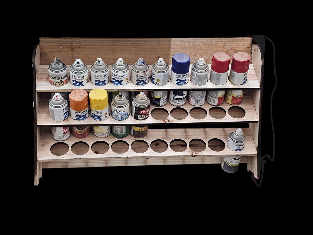 Spray Paint Can Storage Rack - Etsy